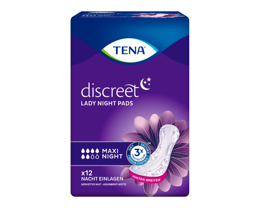 TENA Lady Discreet Maxi Night | hier diskret kaufen • INSENIO